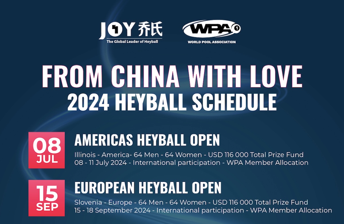 2024 Heyball "From China with Love" season dates - WPA Pool